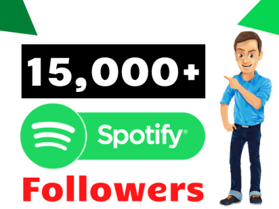 15,000 Spotify Followers [Artist, Playlist, User] Spotify Music ...