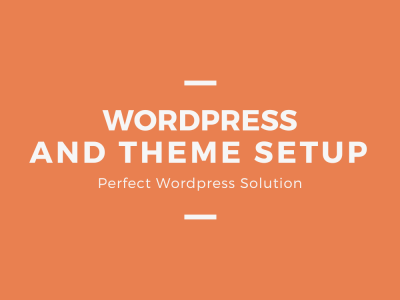 WordPress Theme Setup with Demo Files | Upwork