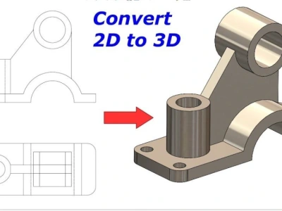 3d cad file from 2d cad or stl or physical object | Upwork