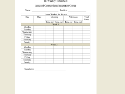 A Weekly timesheet for your employees to check their working hours | Upwork