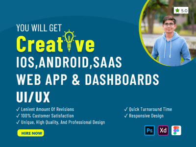 Ios android saas web user interface user experience UI UX in figma xd PSD | Upwork