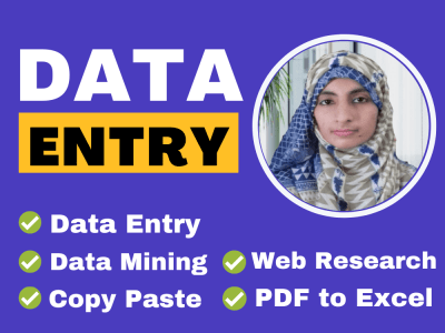 Perfect data entry service | Upwork