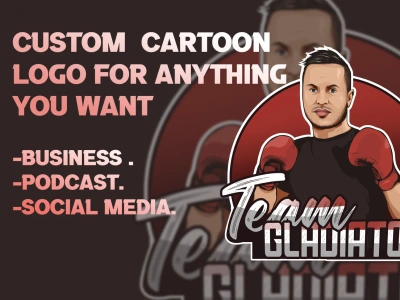 An amazing custom cartoon logo for anything you want | Upwork