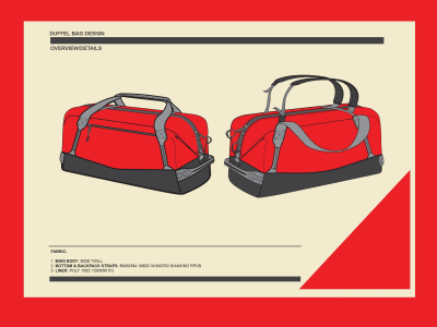 Detailed drawings and tech packs for your bags product | Upwork