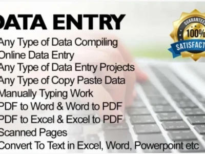 100% ACCURATE & AFFORDABLE Data Entry work within 12 hours | Upwork