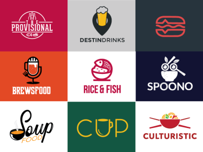 A premium food business logo design | Upwork