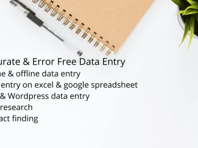 An accurate and error free data entry service | Upwork