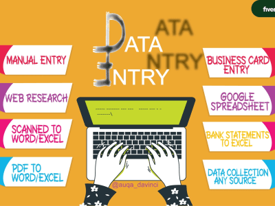 Data entry, web research, copy paste, file conversion | Upwork