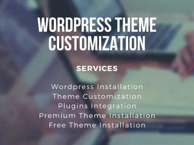 Wordpress installation, setup, and theme customization are all included. | Upwork