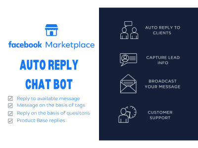 Facebook Marketplace Auto Replying Chat bot | Upwork