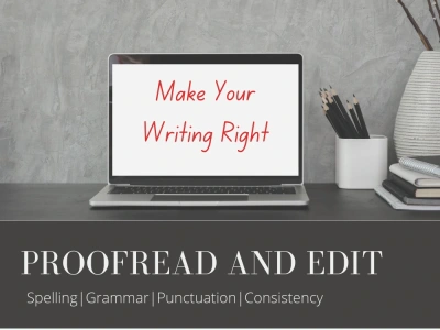 A proofread and edited document or article | Upwork