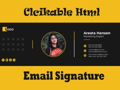 An Responsive HTML Email Signature | Upwork