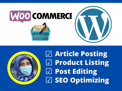 WordPress Data Entry/ Article Post/ WordPress Woocommerce Listing | Upwork