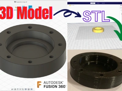 A 3D Model Ready for 3D Printing | Upwork