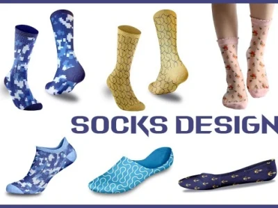 A professional unique socks design | Upwork