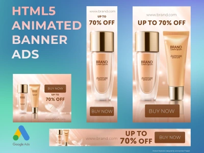 Amazing animated HTML5 Banner Ads for your advertising needs | Upwork