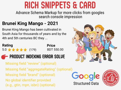 Fresh structured data, schema markup, rich snippets for your website | Upwork