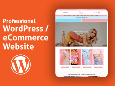 Professional wordpress website design or wordpress ecommerce website | Upwork