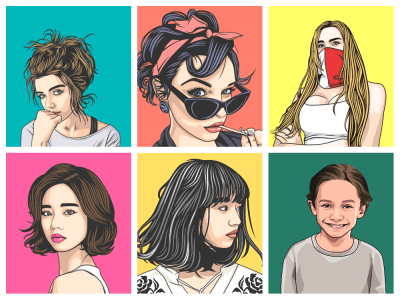 Fully Personalized Cartoon Portrait Drawing | Upwork