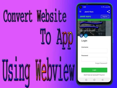 Develop your Website in to android app Webview | Upwork