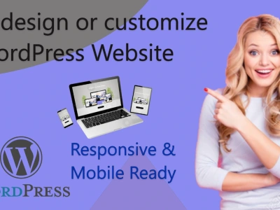 Design, Redesign or customization of your WordPress website | Upwork