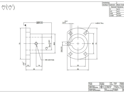 Drawing for production / tooling process | Upwork