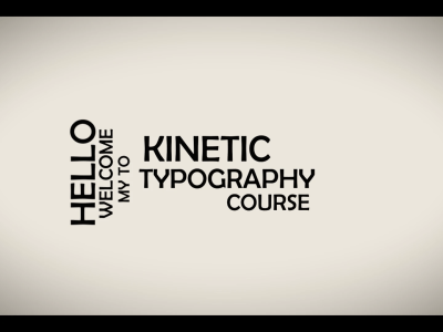 Kinetic typography and motion graphics video made in adobe after effects | Upwork