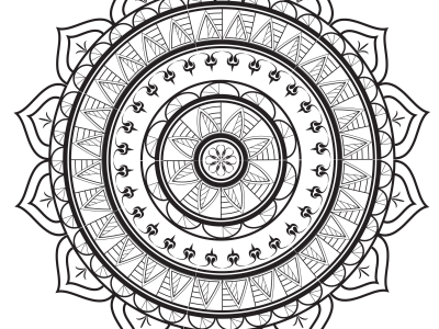 A creative mandala design for your coloring pages | Upwork