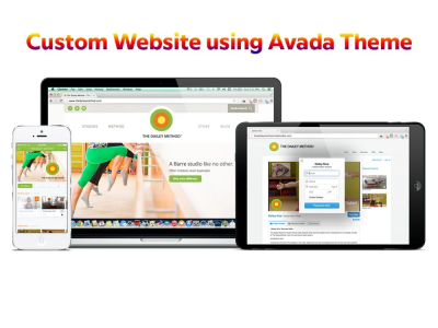 A custom wordpress website using Avada theme. | Upwork