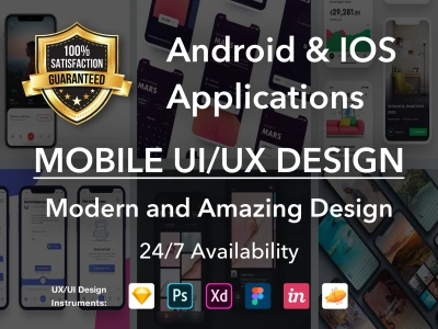 Modern Responsive UX UI Design for Android/IOS Mobile Apps. | Upwork