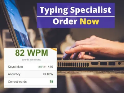 Typing Expert 80+ WPM - Data Entry Specialist | Upwork