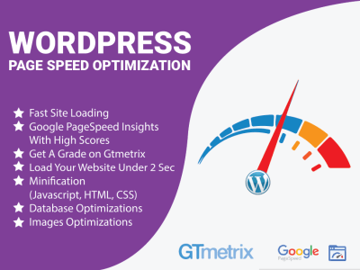 Wordpress website speed optimization | Upwork