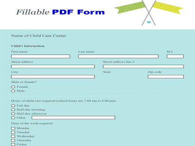 A fantastic Multi functional Fillable PDF form | Upwork