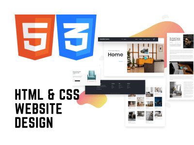HTML & CSS website design | Upwork