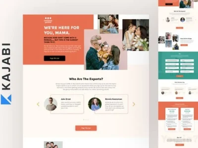 A stunning landing page in Kajabi | Upwork