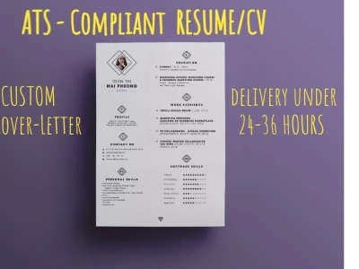 An eye-catching ATS optimized Resume and cover letter | Upwork
