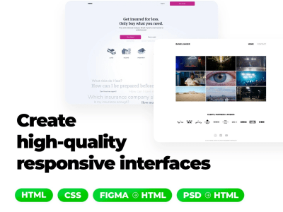 Development of high-quality and responsive interfaces | Upwork