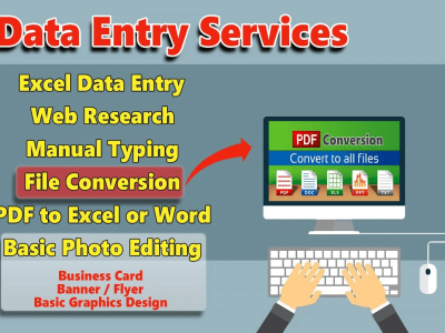 Accurate excel data entry, typing work, web scraping | Upwork
