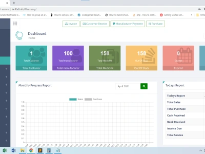 Pharmacy management application with Codeigniter3 | Upwork