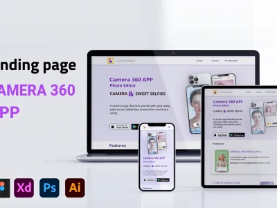 Responsive landing page design | Upwork