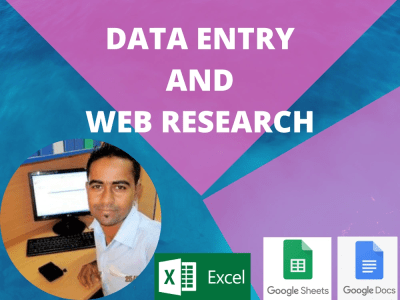 Accurate data entry and web research | Upwork