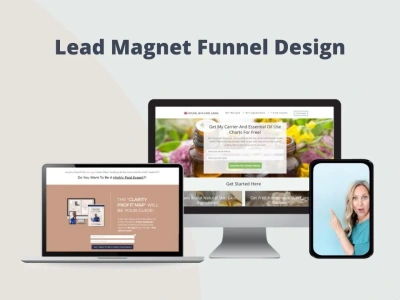 Lead Magnet Landing Page + Design Assets + Thank You Page | Upwork