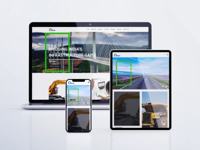 Construction company website with free hosting | Elegant looking | React.js | Upwork