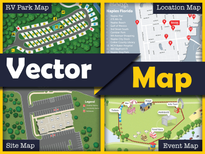 Vector map drawing in illustrator | Upwork