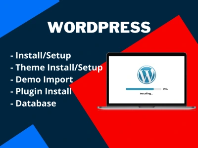 WordPress installation & Theme setup with demo content | Upwork