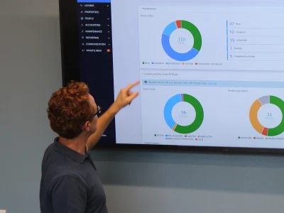A visually appealing property management dashboard | Upwork