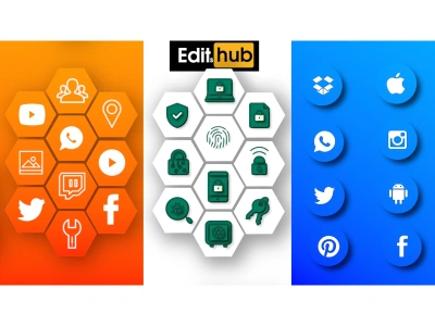 Isometric, flat , 3d icons for iphone and UI designs | Upwork