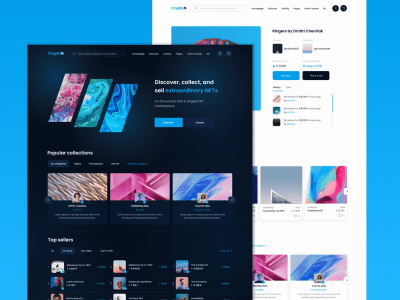 Clear, user-friendly, eye-catching UX/UI design of website | Upwork