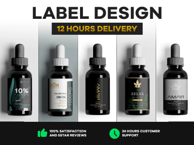Amazing label design for your product | Upwork