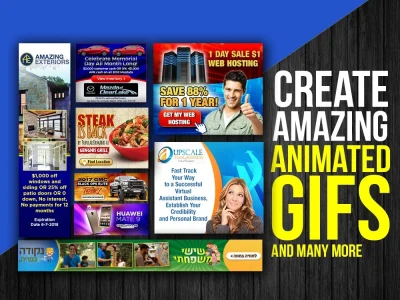 An amazing animated gif ads | Upwork